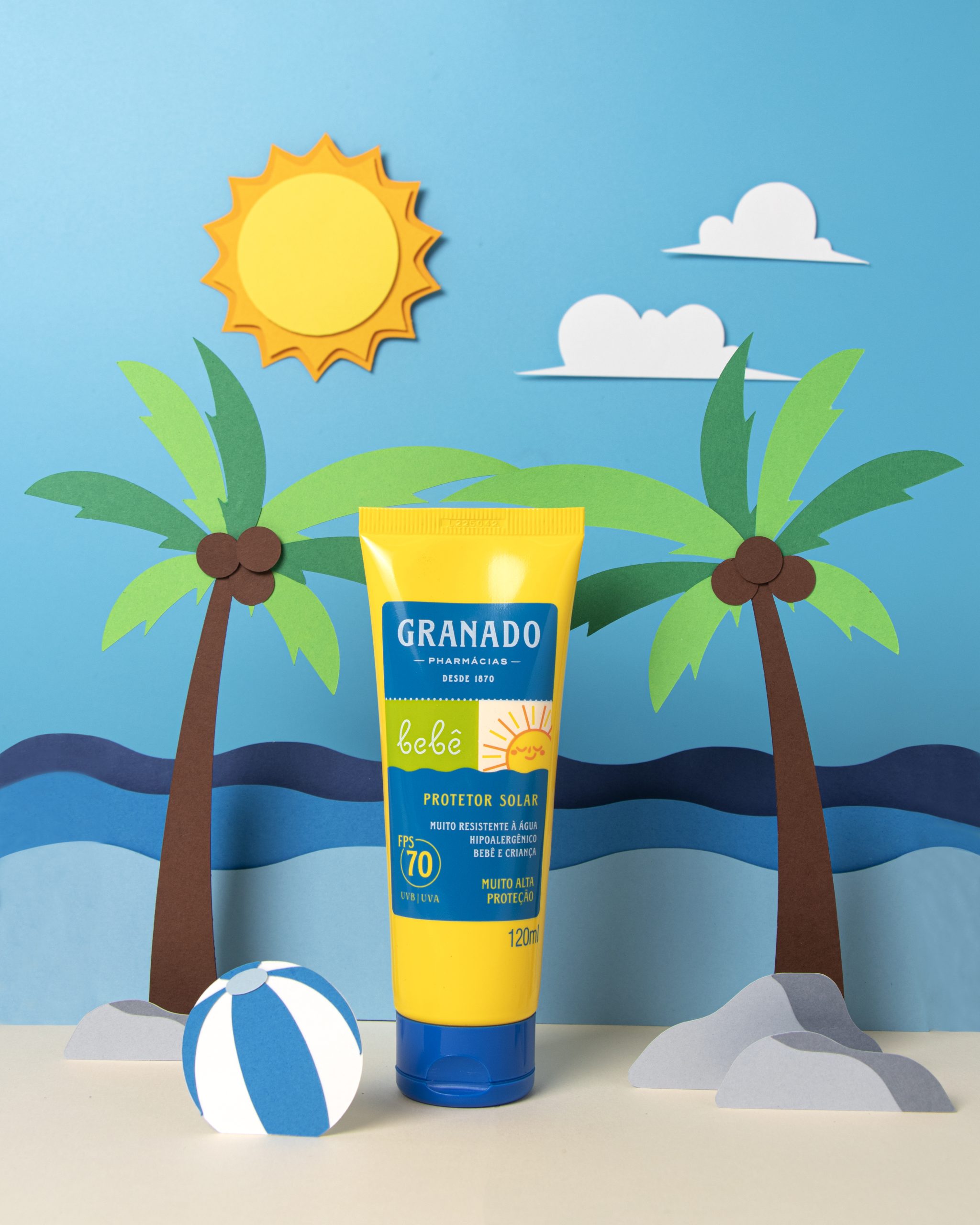 Conheça o Protetor Solar Granado Bebê FPS 70 UVB/UVA!