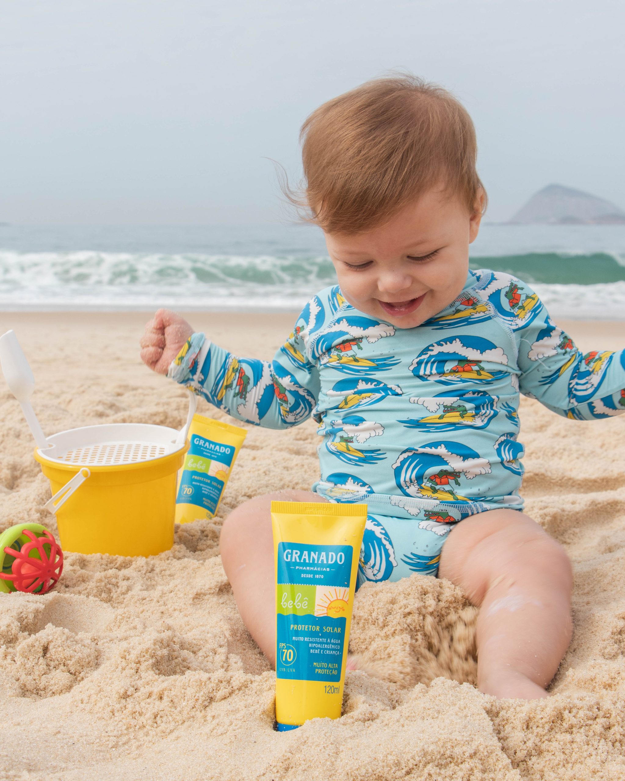 Conheça o Protetor Solar Granado Bebê FPS 70 UVB/UVA!
